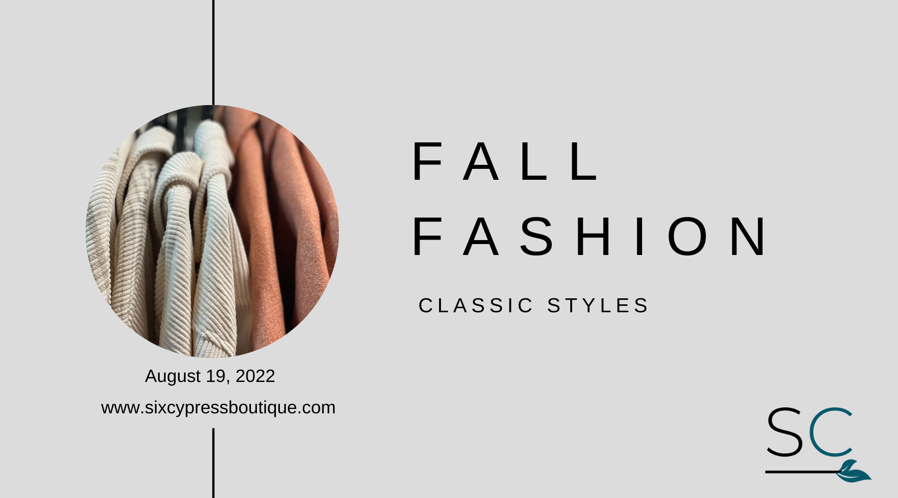 Fall Fashion : Season Classics that we love – Six Cypress Boutique